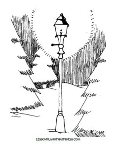 LWW) Lamp-Post Coloring Page Lesson Plan of Happiness