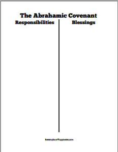 » The Abrahamic Covenant Lesson Plan of Happiness